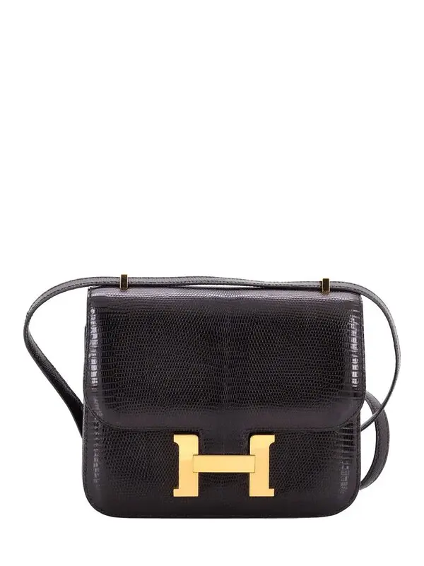 Hermès Constance Nm Bag Lizard 18 - Noir