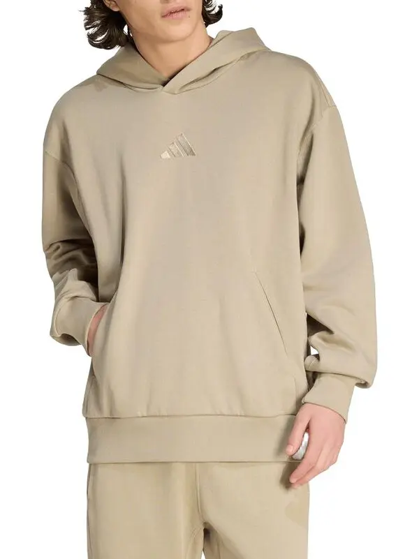 Adidas Oversized Fleece Pullover Hoodie - Wonder Cargo
