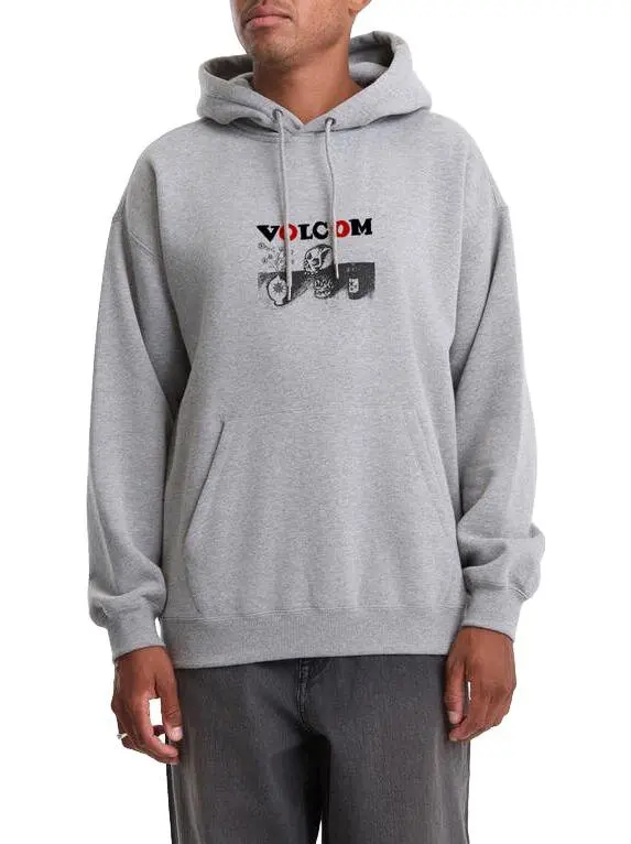 Volcom X Seth Conboy Graphic Hoodie - Heather Grey