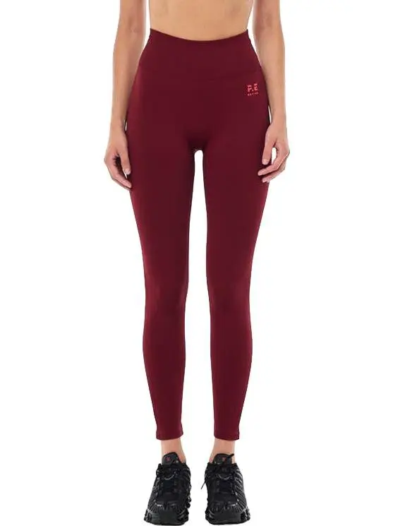 P.E Nation Restore Seamless Leggings - Cabernet/strawberry