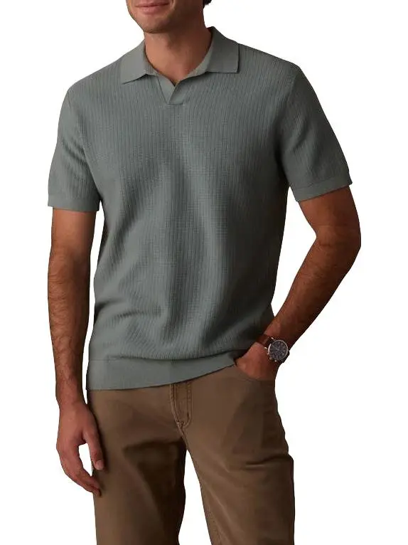 THE NORMAL BRAND Breezeknit Polo - Juniper