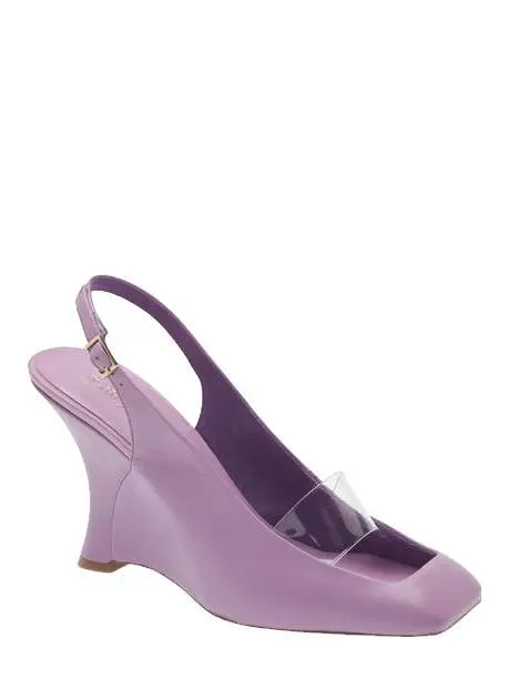 Jeffrey Campbell Nebulis Slingback Wedge Pumps - Lilac