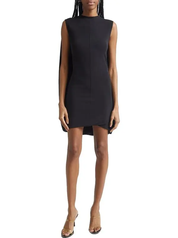 Alexander Wang Drape Back Minidress - Black