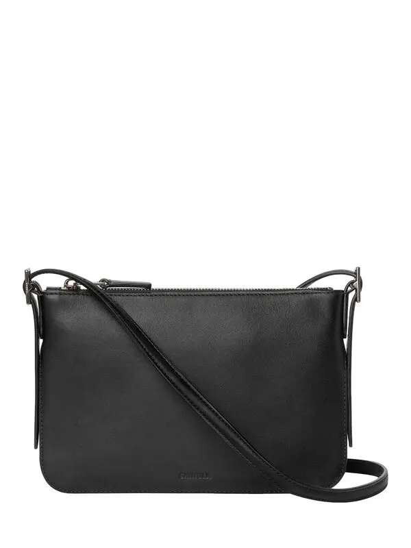 Shinola Small Bixby Accordion Crossbody Bag - Black