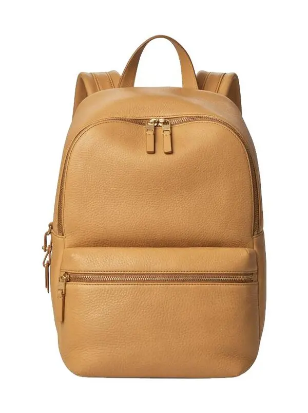 Shinola Leather Backpack - Honey