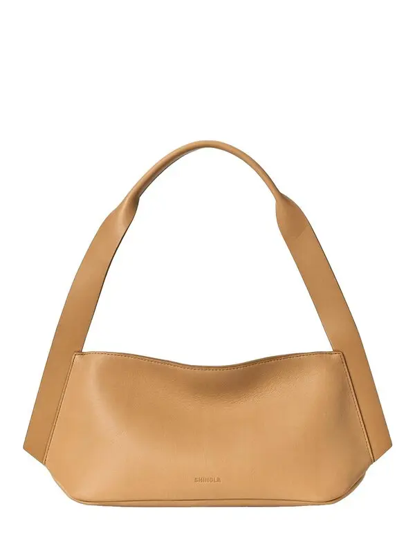 Shinola Small Derby Leather Shoulder Bag - Honey