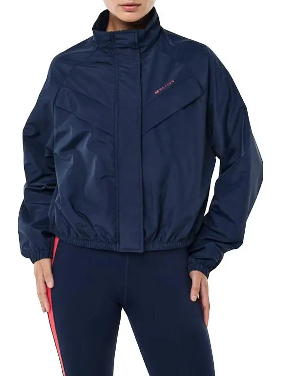 P.E Nation Shield Water Repellent Track Jacket - Dark Navy