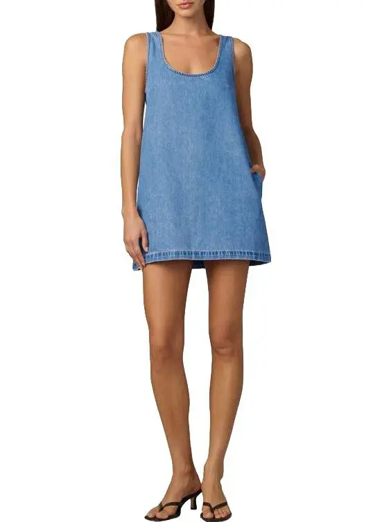 Joe's Jeans Scoop Neck Denim Minidress - Notable