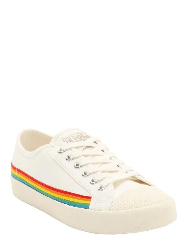 Gola Coaster Rainbow Drop Sneakers - Off White/multi