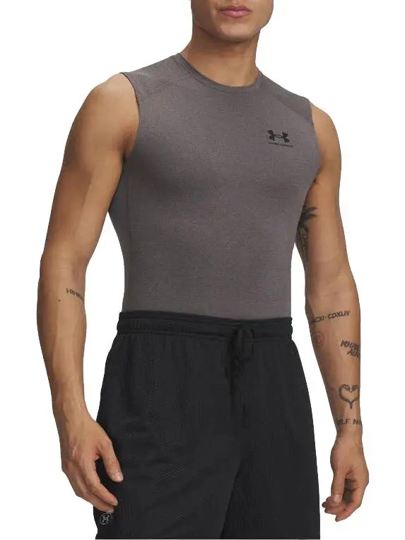 Under Armour Heatgear® Compression Tank - Carbon Heather