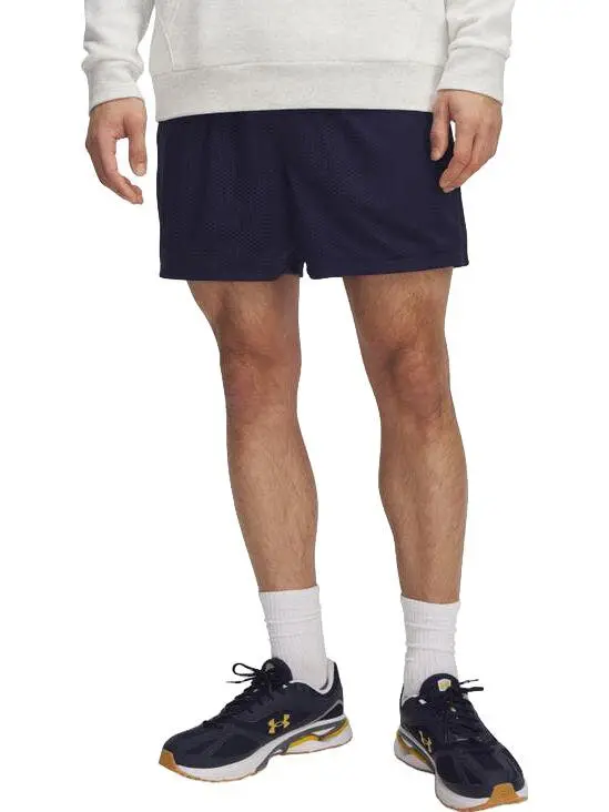 Under Armour Mesh Athletic Shorts - 410 Midnight Navy