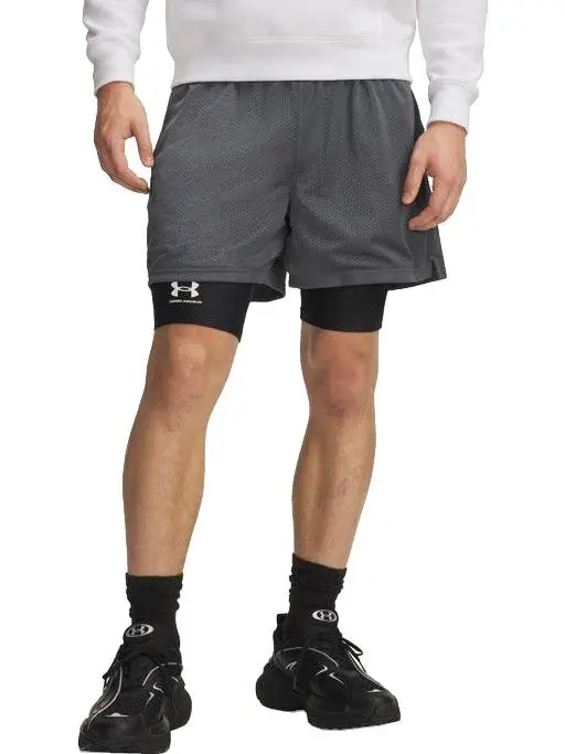 Under Armour Mesh Athletic Shorts - Pitch Gray