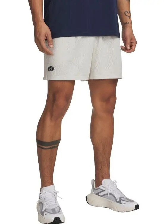 Under Armour Mesh Athletic Shorts - Summit White