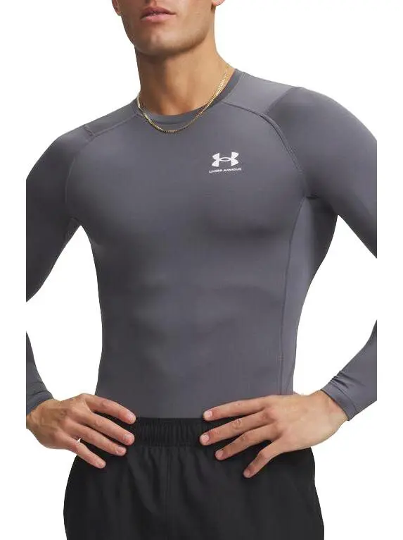 Under Armour Heatgear® Compression Long Sleeve Top - Castlerock