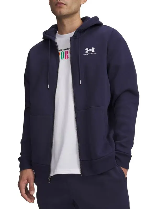Under Armour Icon Fleece Zip Hoodie - Midnight Navy