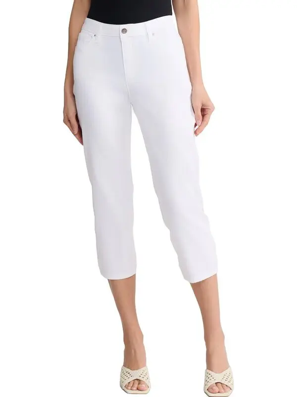 Jones New York Lexington Capri Jeans - Soft White
