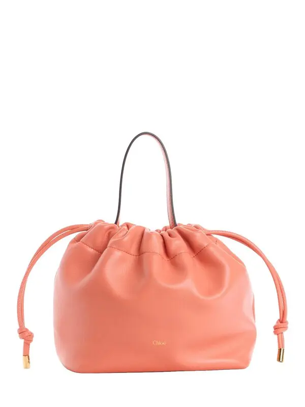 Chloé Mini Icons Leather Shoulder Bag - Camellia Coral