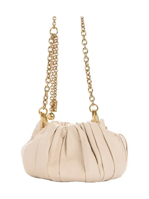 Chloé Pleated Crossbody Bag - Milk