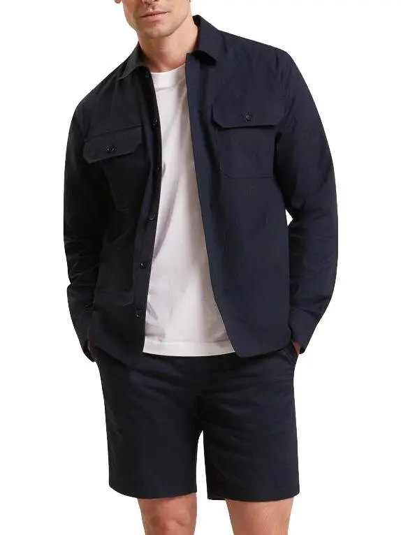 Ted Baker London Levon Shirt Jacket - Navy