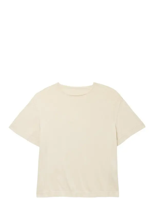 STOFFA Cotton T-shirt - Ivory