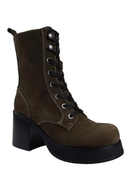 CANDIE'S Tatiana Platform Boots - Green