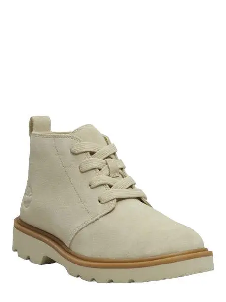 Timberland Rowan Way Mid Chukka Boot - Light Beige Suede
