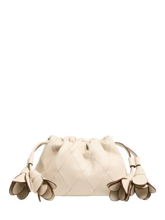 Zimmermann Small Leather Clutch - Milk