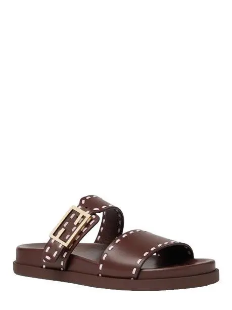 Fendi Feel Slide Sandal - Mahogany Anemone