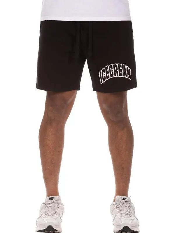 ICECREAM Softee Cotton French Terry Shorts - Black