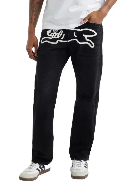ICECREAM Bassett Straight-leg Jeans - Sundae Black