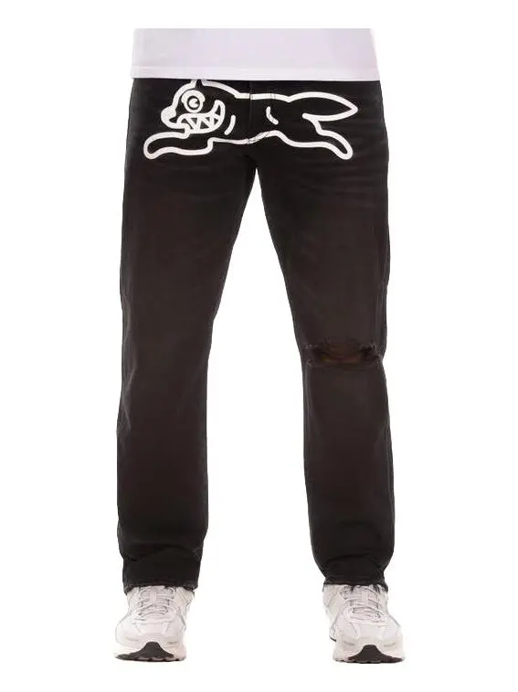 ICECREAM Bassett Straight-leg Jeans - Sundae Black