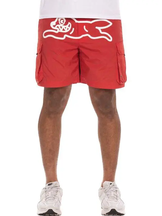 ICECREAM Breeze Cargo Shorts - Pompeian Red
