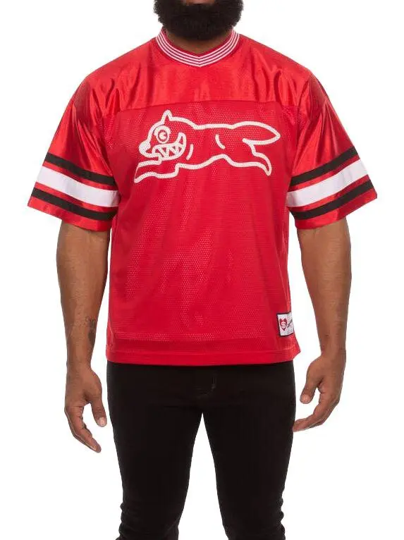 ICECREAM Mesh T-shirt - Pompeian Red