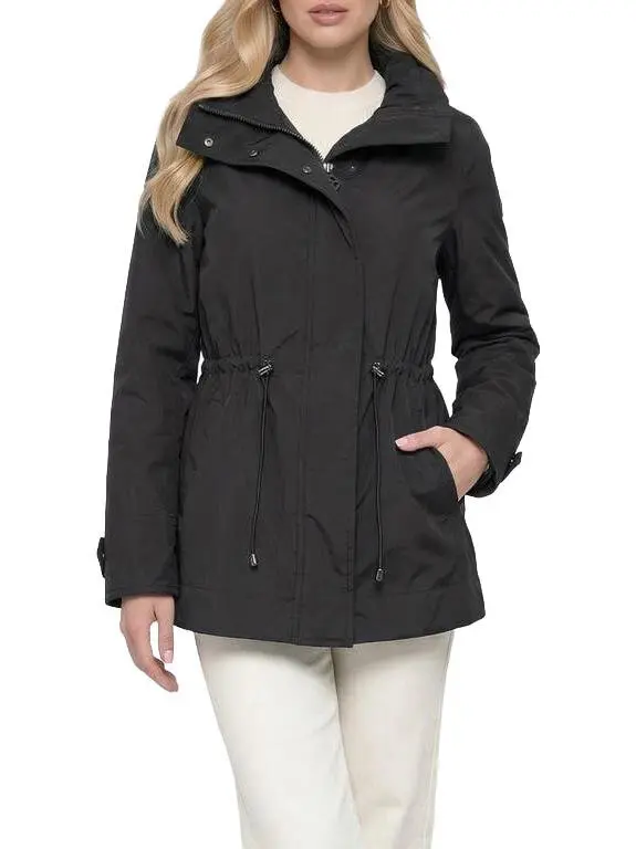 Gorski Lightweight Jacket With Concealed Hood - Black