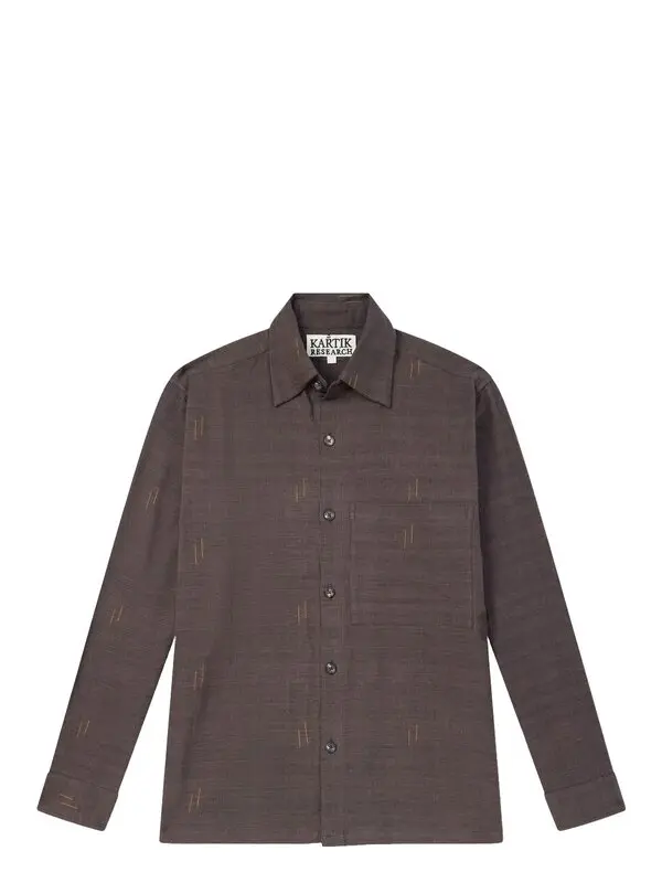 KARTIK RESEARCH Cotton Shirt - Brown