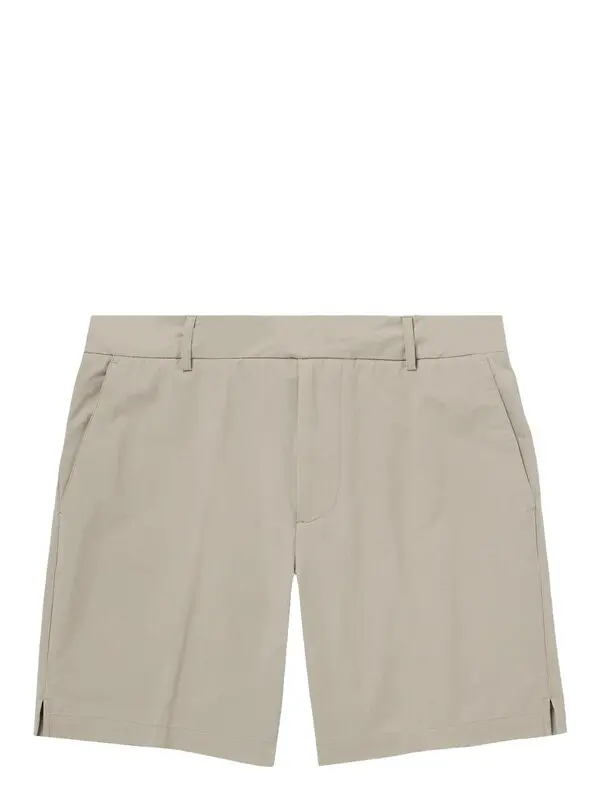 JAMES PERSE Straight-leg Stretch Cotton-blend Golf Shorts - Neutrals