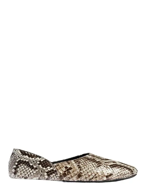 Khaite Jane Python Flat - Natural