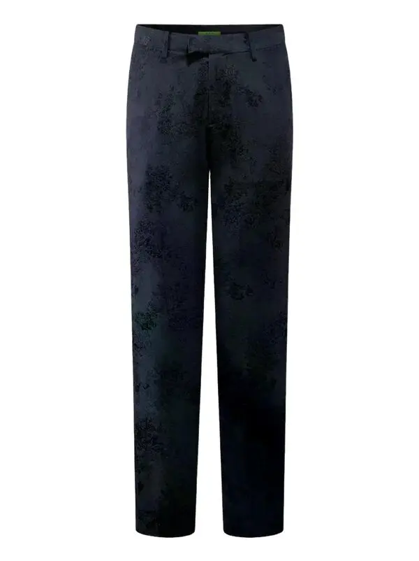 Shanghai Tang Floral Trousers - Blue
