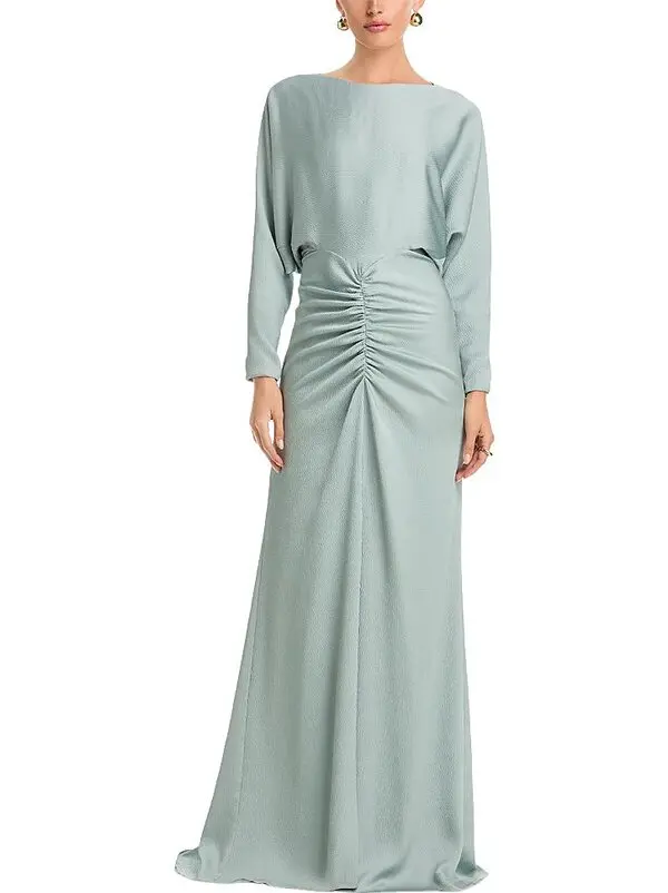 Amsale Dolman Sleeve Gown - Jade