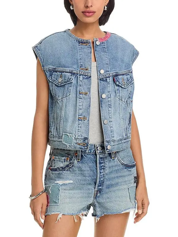 LEVI'S Collarless Shrunken 90's Vest - Melody's Muse Vest