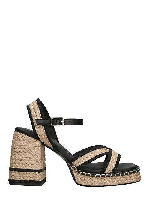 CastaÑer Vanish Heeled Espadrille Sandals - Beige Comb