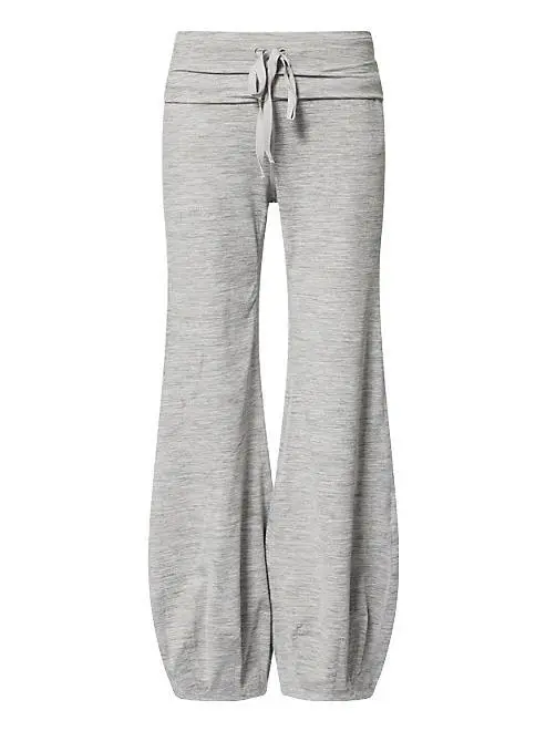 Free People Quick-step Stretch-jersey Trousers - Heather Grey