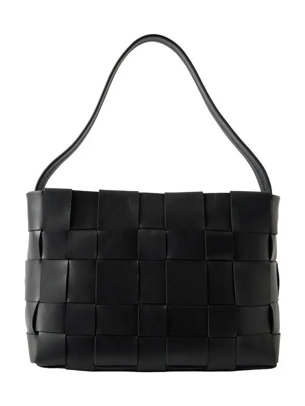 ST. AGNI Mini Leather Shoulder Bag - Black