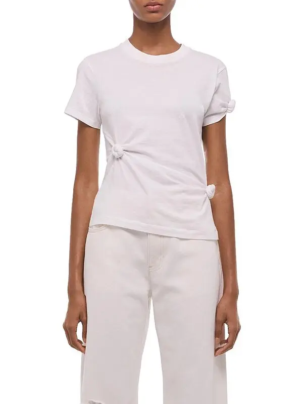 Helmut Lang Knot Baby Tee - White