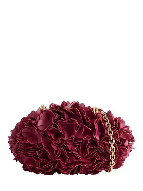 Chloé Plissé Leather Shoulder Bag - Berry Pink