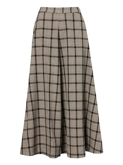 REFORMATION Woven Maxi Skirt - Plaid