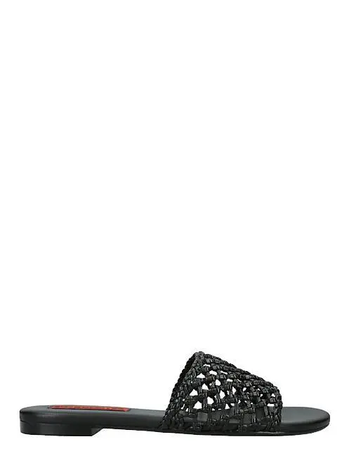 SIMONMILLER Knotted Salerno Woven Sandals - Black