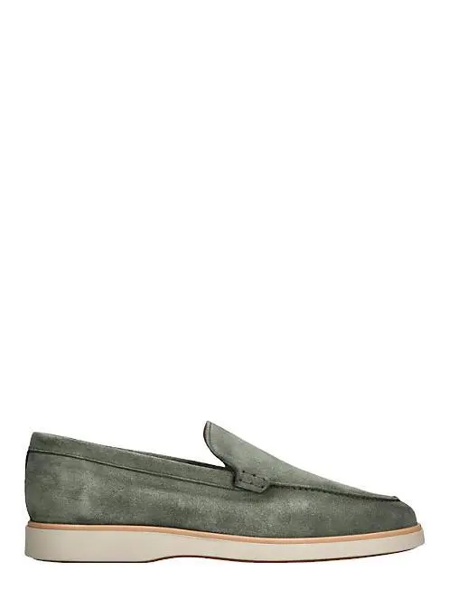 Magnanni Paraiso Suede Loafers - Pale Green