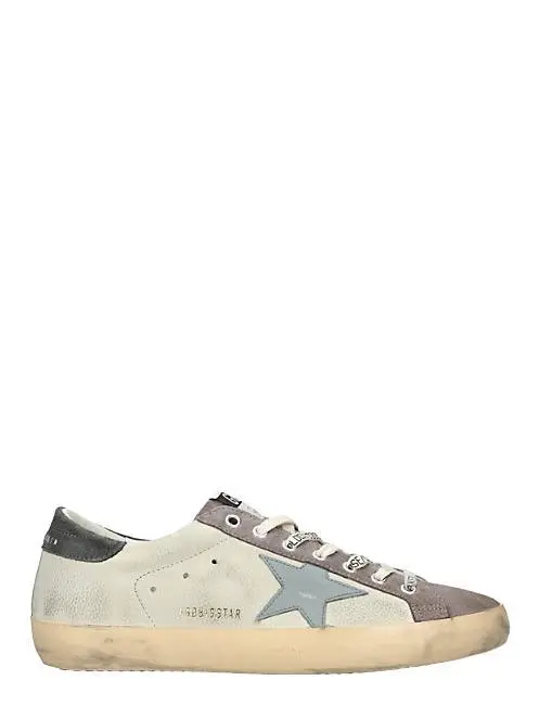 GOLDEN GOOSE Super-star Suede Trainers - Bone/comb