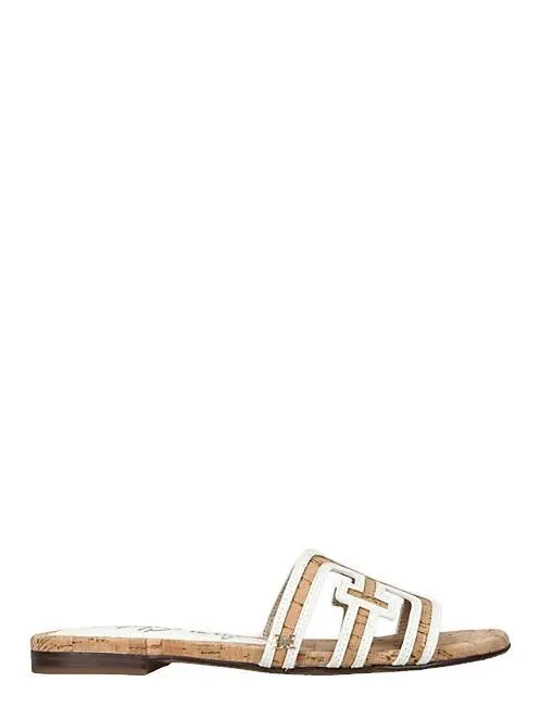 Sam Edelman Bay Woven Sandals - White/comb